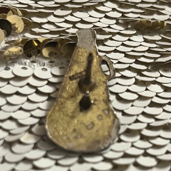 Jewelry | Vintage Brass Head Cheerleaders Bugle Horn Push Pin | Poshmark